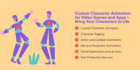 custom character animation for video games and apps bring your