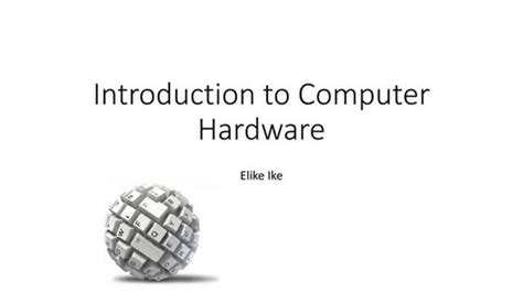 Functioning Of Computer Ppt