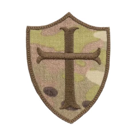Devgru Gold Squadron Crusader Cross Patch Multicam La Patcheria
