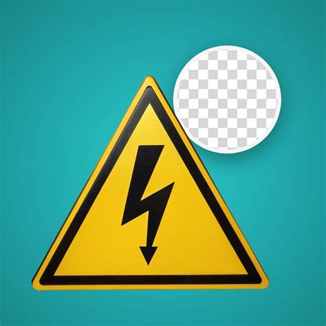 Premium Psd Electrical Warning Sign