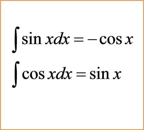 Integral Trigonometri Sinus Dan Cosinus De Eka