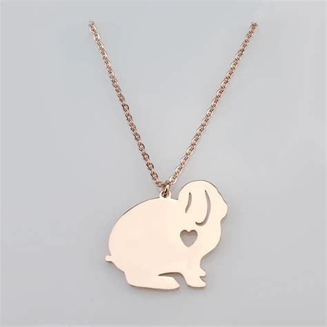 Hot Selling Lovely Bunny Necklace Personalized Rabbit Ts Bunny
