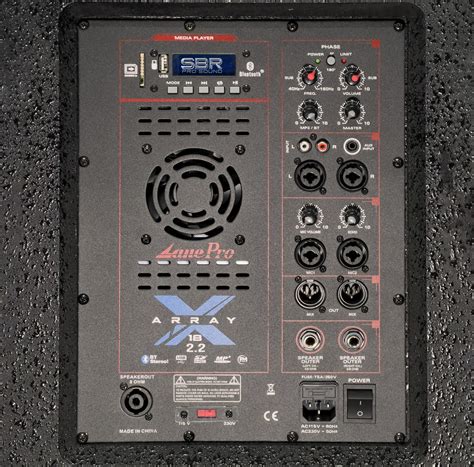 Lane Pro X Array Powered Dual Linear Array Audio System SBR Pro Sound