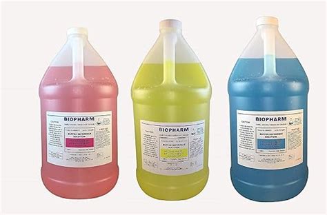 Ph Buffer Calibration Solution 3 Pack — 1 Gallon Each Ph 4 00 Ph 7 00 And Ph 10 00 — Nist