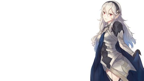 3840x2160 White Hair Video Game Female Corrin Fire Emblem Red Eyes