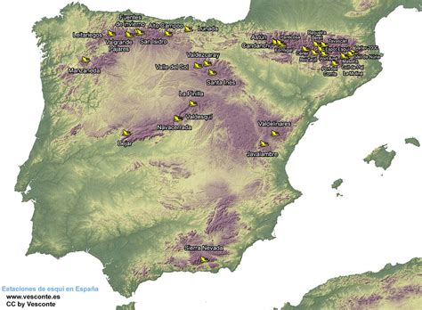 Carte Stations De Ski France At Enfit
