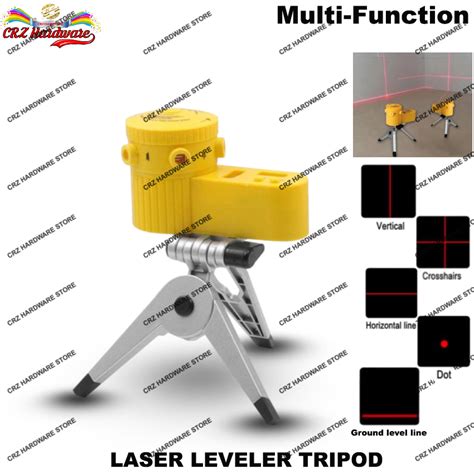 Jual Laser Level Line Pengukur Lurus Horisontal Vertikal Lengkap Tripod
