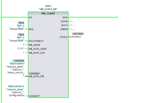 Communication Arduino With Ethernet Shield To Plc S7 1500 Modbus Tcp