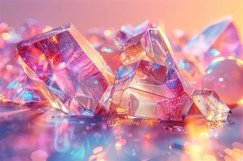 Abstract Geometric Background With Triangles And Buildings Cells Generative Ai Stock