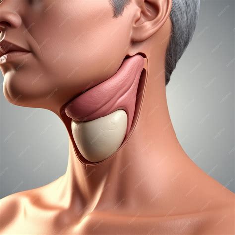 Swollen Thyroid Gland Visual Guide And Symptoms Premium Ai Generated