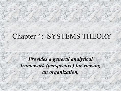 325ch04 System Theory Ppt