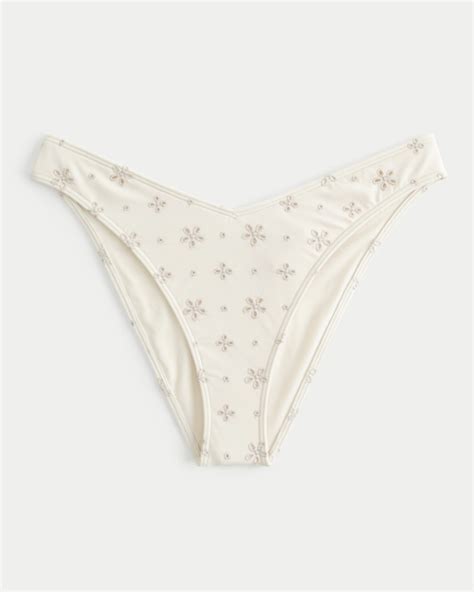 Mujeres Braga De Bikini Atrevida Con Diseño Cavado Pernera Alta Y