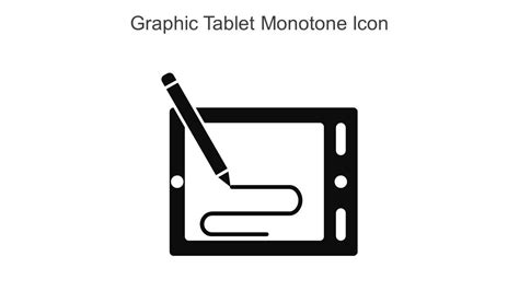 Graphic Tablet Monotone Icon In Powerpoint Pptx Png And Editable Eps Format Ppt Powerpoint