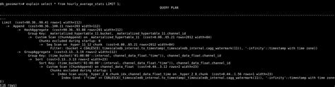 Bug Very Slow Continuous Aggregate · Issue 4444 · Timescale