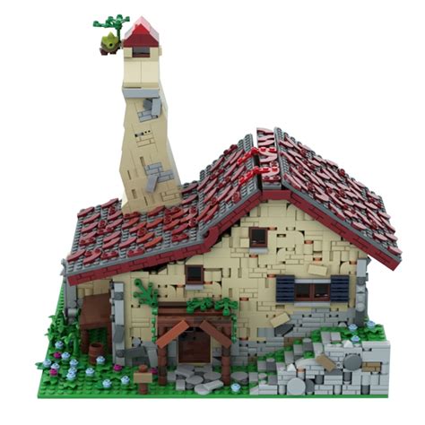 1645pcs Botw Links House Building Set Moc Game Series Building Blocks