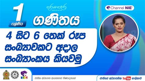 4 සිට 6 තෙක් රූප සංඛ්‍යාවකට අදාල සංඛ්‍යාංකය කියවමු Grade 01 Math 1
