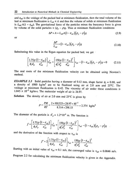Introduction To Numerical Methods In Chemical Engineeringpdf