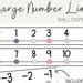 MODERN RAINBOW Classroom Number Line Display With Negatives Etsy