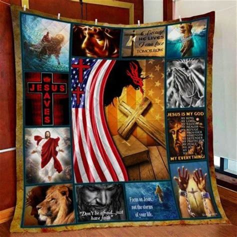 Mary Gives Birth To Jesus Christian Quilt Blanket Christian T For