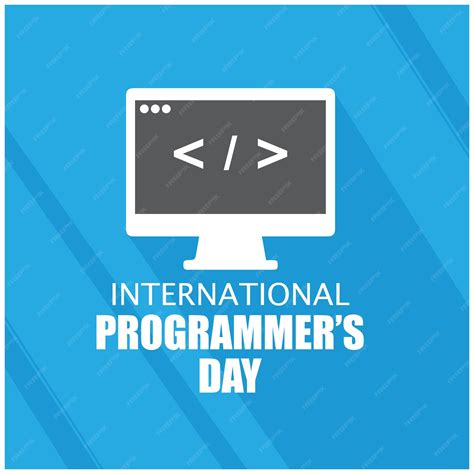Premium Vector Banner Template With Developer Design For International Programmers Day