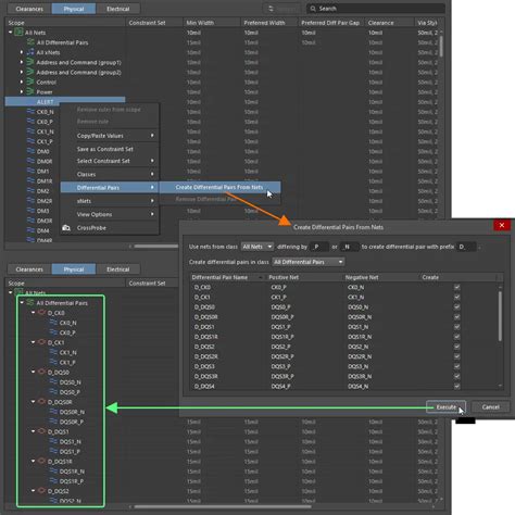 defining design requirements using the constraint manager altium