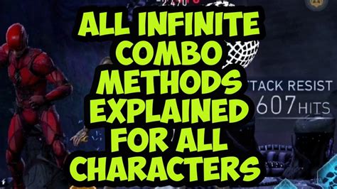 ALL CHARACTERS THAT CAN DO INFINITE COMBO ALL INFINITE COMBO METHODS