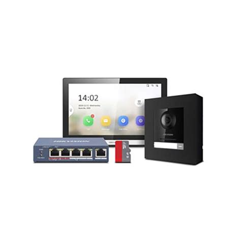 Hikvision KIS 602Black 2MP IP Modulaire Intercom Set Zwart Kopen B