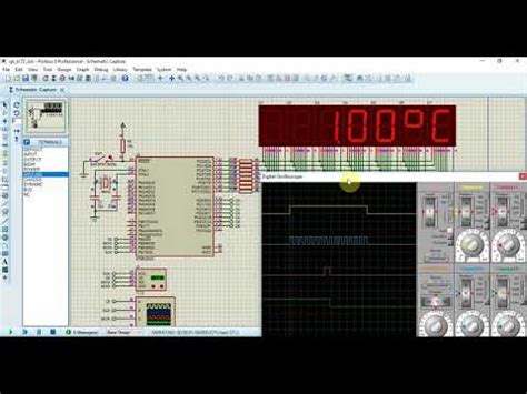 ATMega32 Interfaces To TC72 SPI Temperature To Digital Converter YouTube