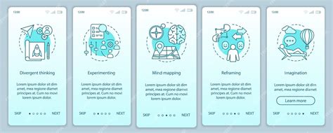 Premium Vector Professional Qualities Onboarding Mobile App Page