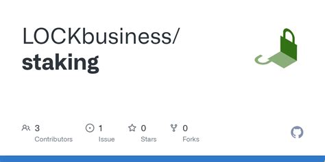 Github Lockbusinessstaking