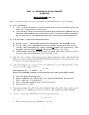 Econ Spring Ps Pdf Econ Intermediate Microeconomics Spring Problem Set