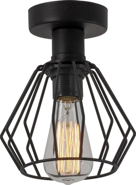 Czarna Druciana Lampa Sufitowa Loft EXX Dema Sklep Edinos Pl