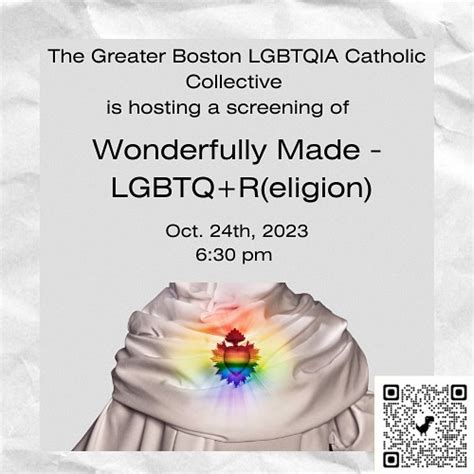 The Greater Boston Lgbtqia Catholic Wonderfully Made