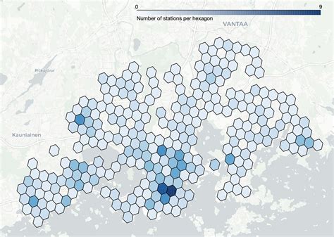 exploring location data using a hexagon grid towards data science