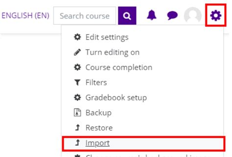 Moodle Copying Course Materials Digital Toolkit Tampere Universities