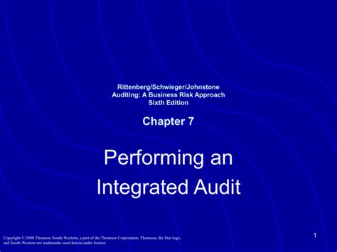 Evaluating Internal Control Over Financial Reporting