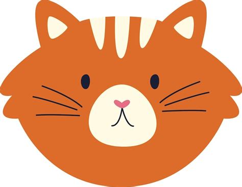 Premium Vector Cute Cat Face