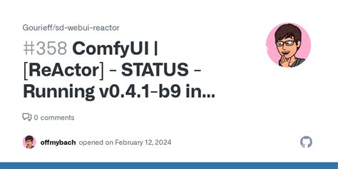 ComfyUI ReActor STATUS Running V0 4 1 B9 In ComfyUI But Fails