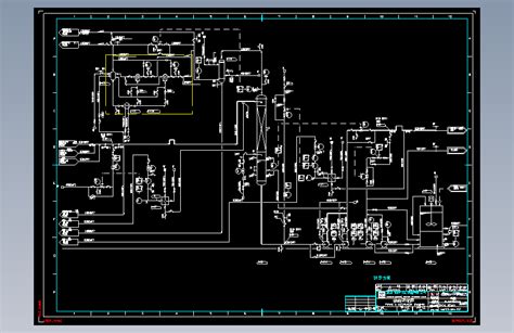 离子膜烧碱管道及仪表流程图 AutoCAD 模型图纸下载 懒石网