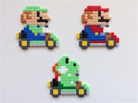 Perler Mario Kart