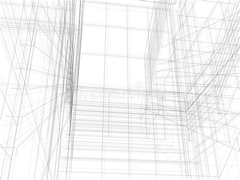 抽象建筑结构向量 向量例证 插画 包括有 工程 抽象 城市 投反对票 技术 概要 新建 图纸 43584915