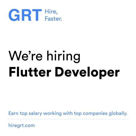 Software Developer Flutter Native Android Ios Web Appstore