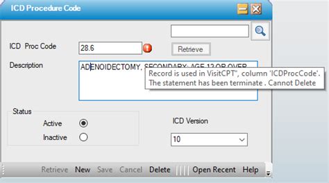 Icd Procedure Code