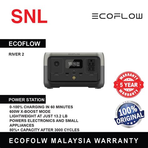 Ecoflow River 2 Portable Power Station 300w 256wh Shopee Malaysia