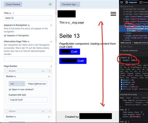 Preview Style Iframe With Height Issue Craftcms Cms