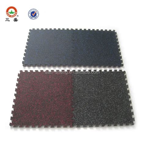 Cheap Interlocking Rubber Floor Interlock Gym Mat Interlock Rubber