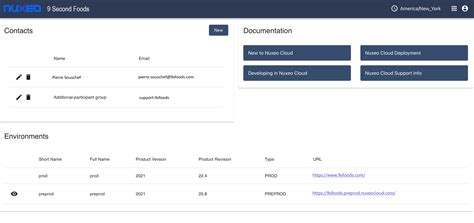 Nuxeo Cloud Customer Console Nuxeo Documentation