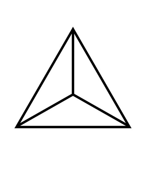 Fractions Of 3 Sided Polygon Clipart Etc