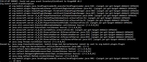 Solved Could Not Pass Event Inventoryclickevent To Plugin Name