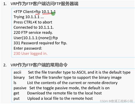 Ftp、tftp和telnet（hcia） Tftp和talent Csdn博客